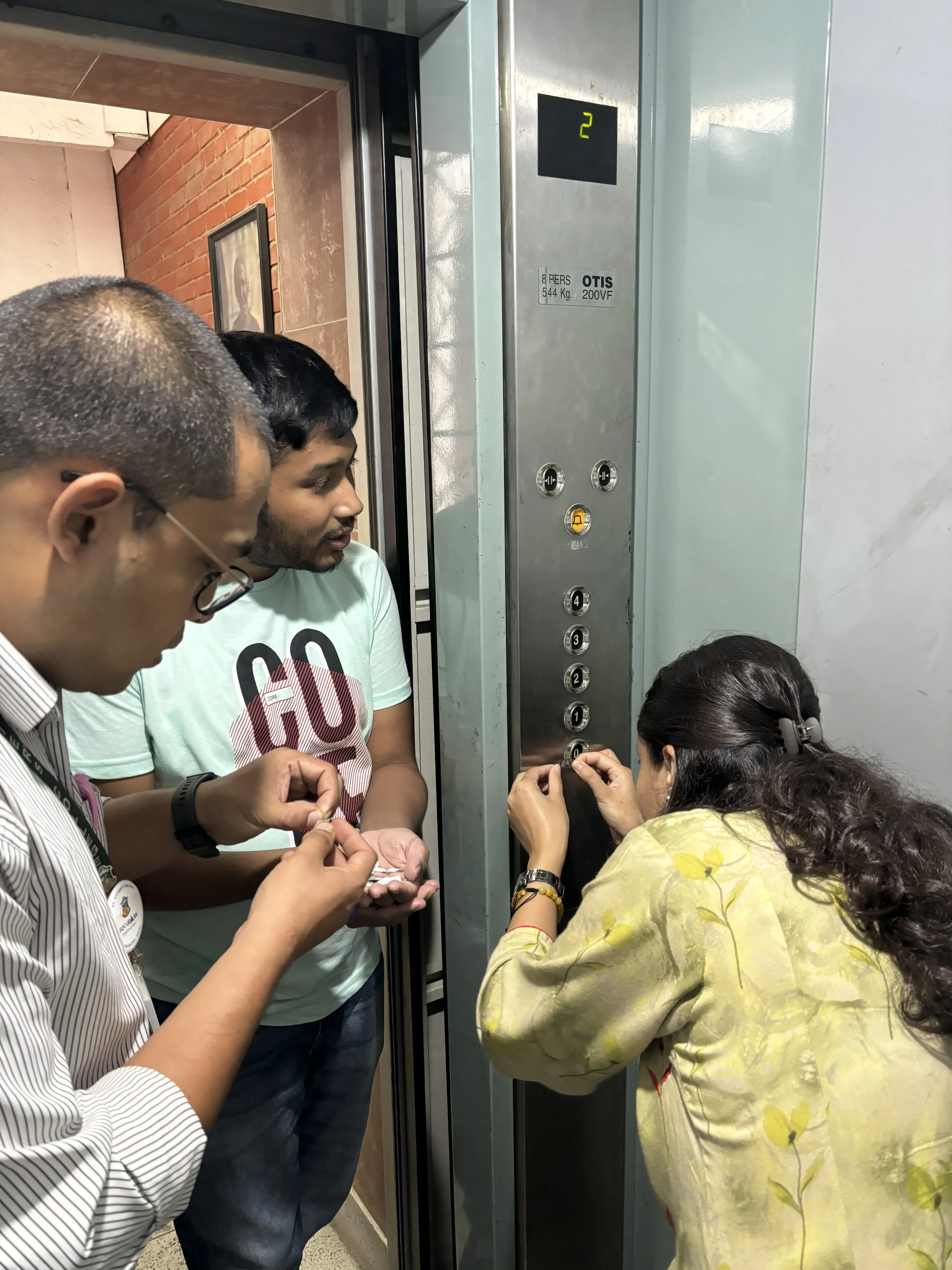 Installation of Accessible Signboards & Braille Labels in Lift at St ...